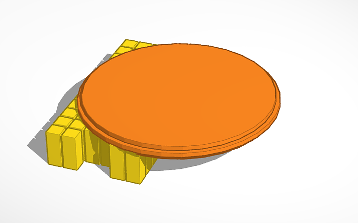 3D design waffle - Tinkercad
