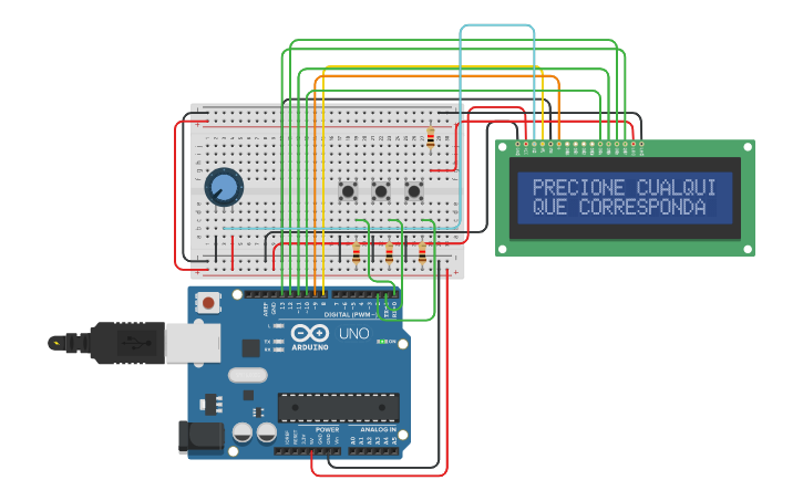 Circuit design DESAFIO ENTREGABLE 2 | Tinkercad