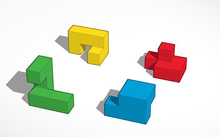 3D design 2.4 Puzzle - Tinkercad