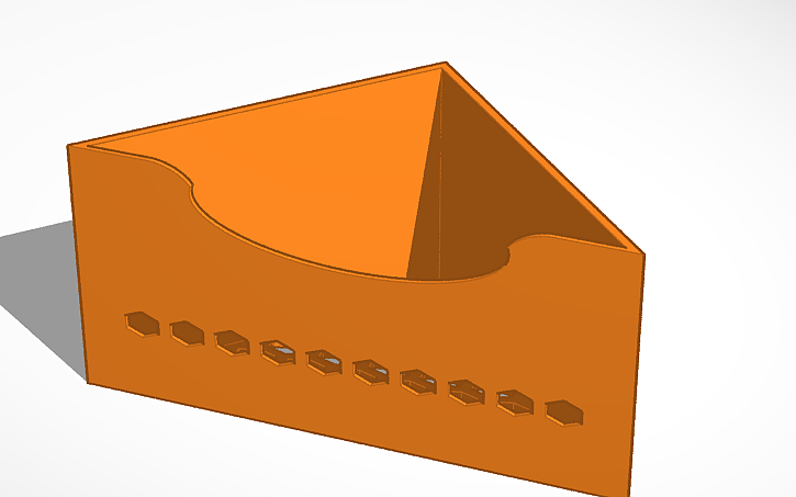 3D design Shower basket - Tinkercad