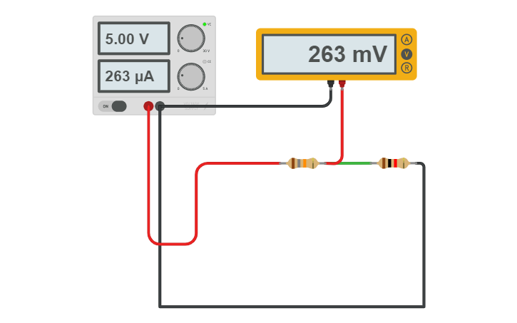 Circuit Design Resistors In Series Tinkercad