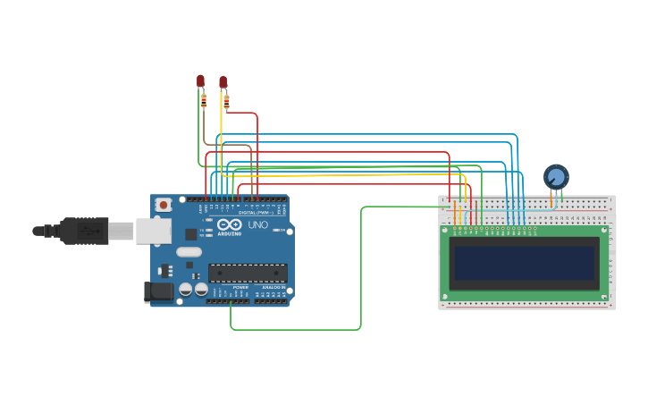 Circuit design 122120004_Erisa_Sensor Jarak - Tinkercad