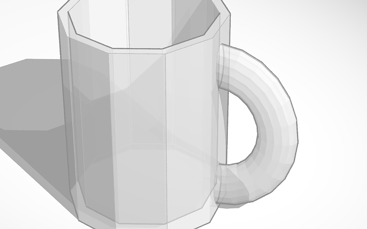 3D design Beer Mug - Tinkercad
