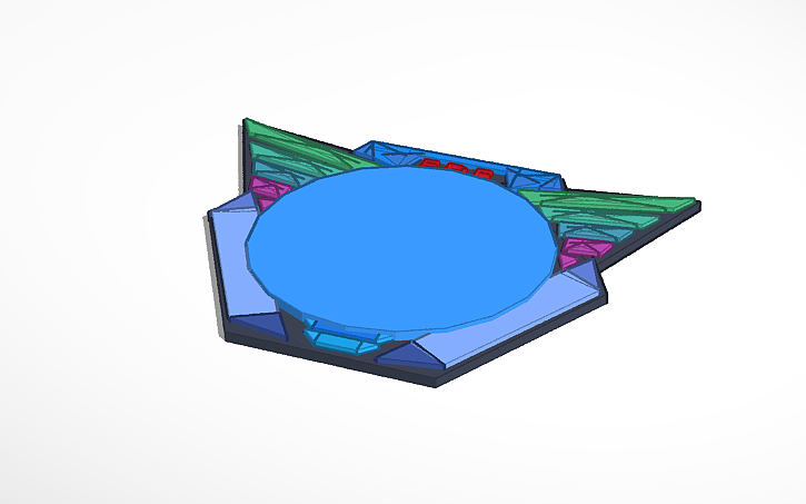 3D design EDF 5 Logo | Tinkercad