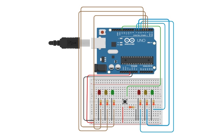 Circuit design MINI PROJECT - Tinkercad