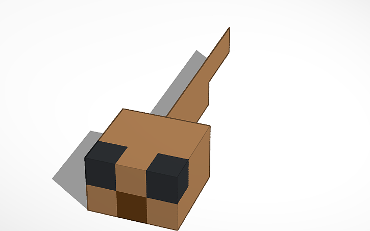 3D design Minecraft Tadpole - Made by me - Tinkercad