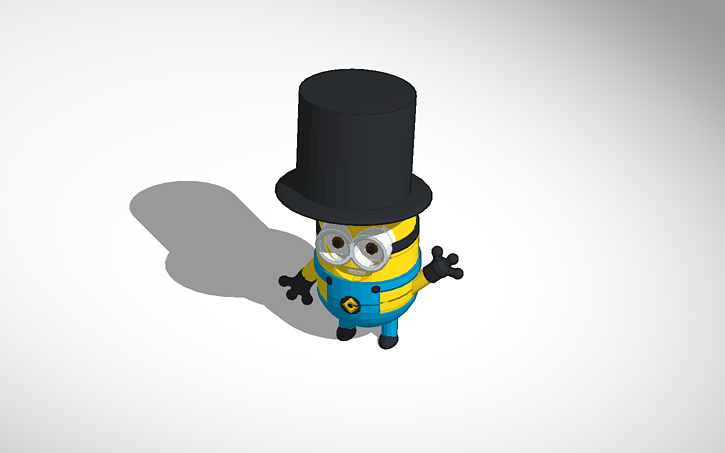 3D design Despicable Me Minion Mr.President - Tinkercad