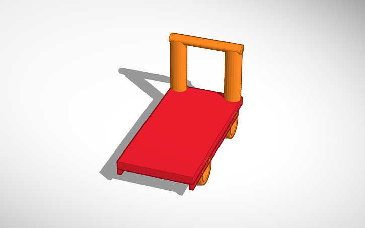 3D design 推車 - Tinkercad