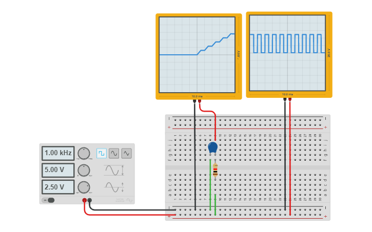 Circuit design Tarefa 1 | Tinkercad