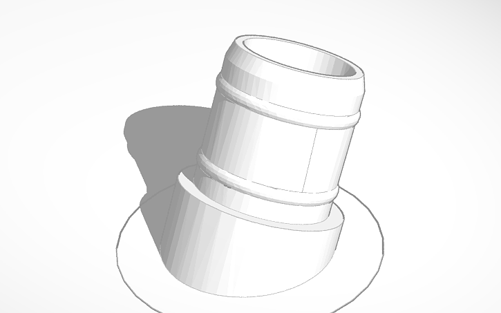 3D design 02-pvc_pipe_support_b | Tinkercad