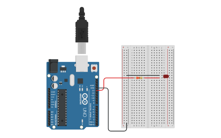 Circuit design Oppgave 3a | Tinkercad
