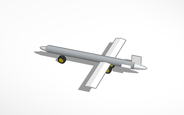 3D design airplane - Tinkercad