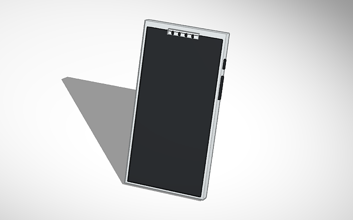 3D design celular - Tinkercad