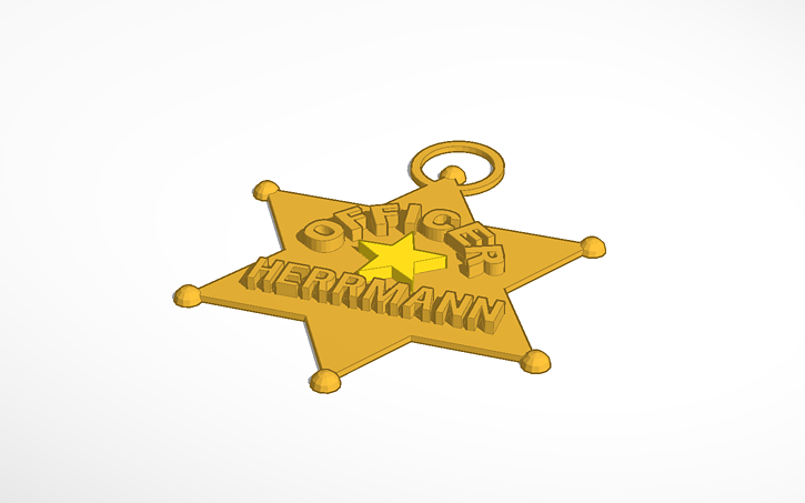 3D design Officer Herrmann - Tinkercad