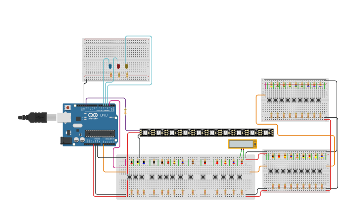 Circuit design Elevador | Tinkercad