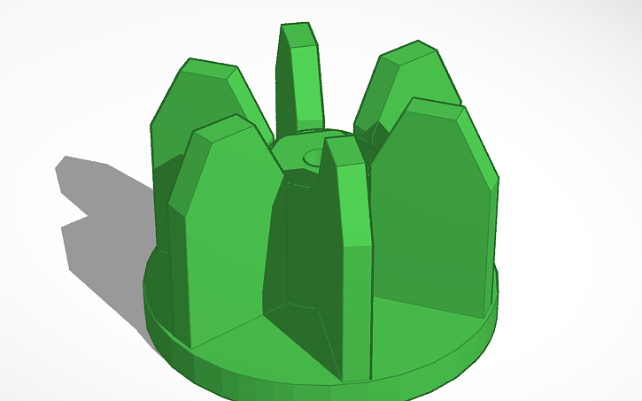 3D design end cap Final - Tinkercad