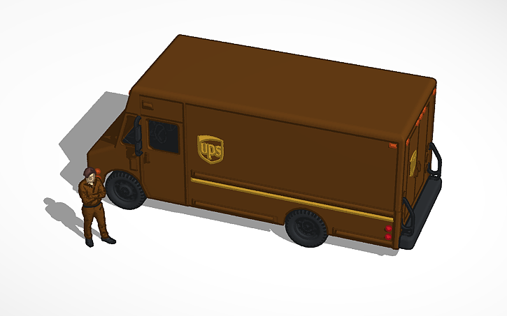 3D design UPS - Tinkercad