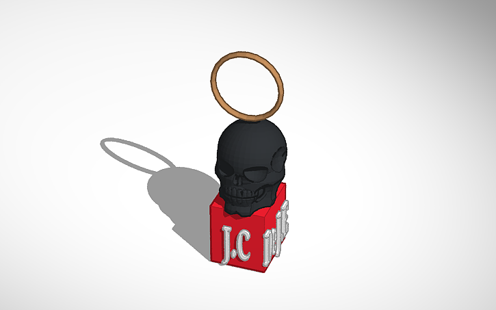 3D design Key ring by JEPR | Tinkercad