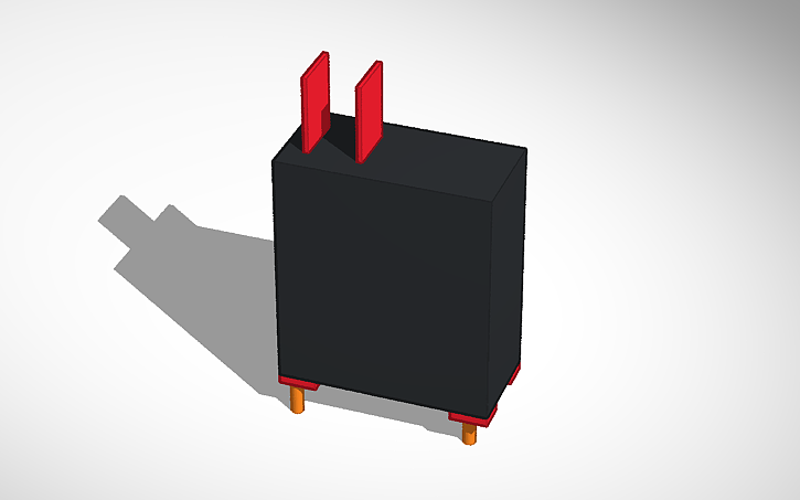 3D design Galanz JD2-1A 12VDC SPST Relay - Tinkercad