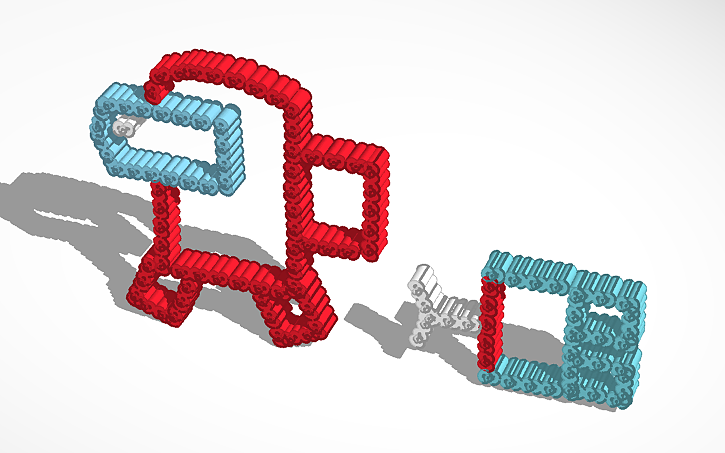 3D design Chain art,among us | Tinkercad