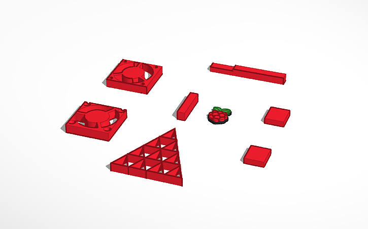 3D design raspberry pi zero case #3 - Tinkercad