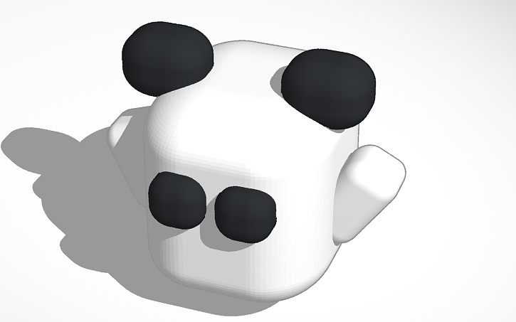 3D design tsum tsum panda | Tinkercad