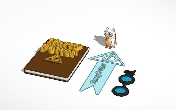 3D design Harry Potter Set - Tinkercad