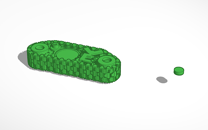 3D design Tank Track System - Tinkercad