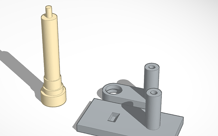 3D design Gravity Column Holder Thingy v1 - Tinkercad