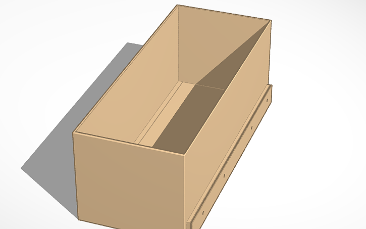 3D design Sterlite 3 drawer cabinet Short - Tinkercad