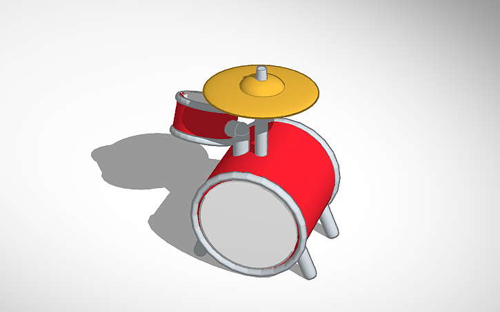 3D design 2 Piece Drum Kit (2) | Tinkercad