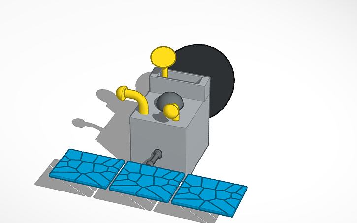 3D design Mars Orbiter Spacecraft | Tinkercad