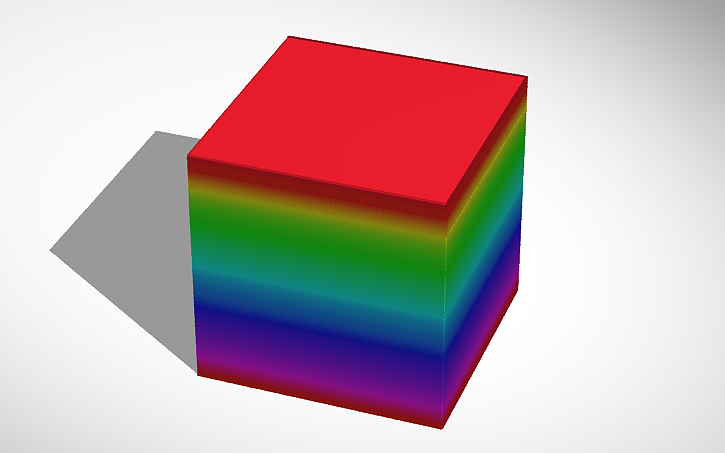 3D design Gradient - Tinkercad