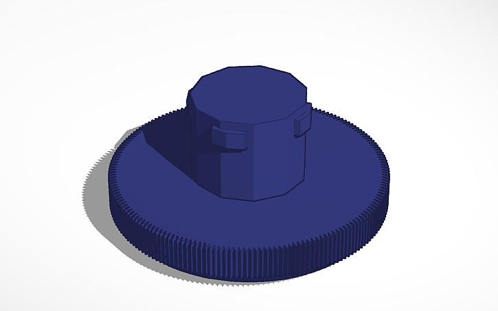 3D design Light Saber Pen End Cap - Tinkercad