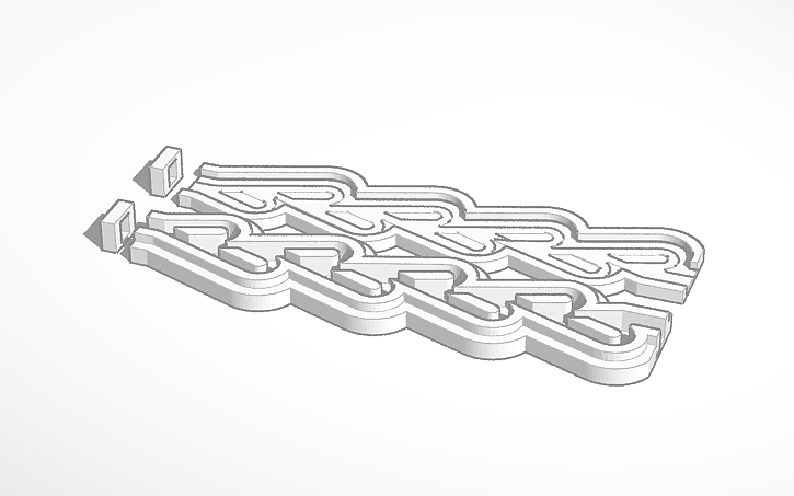 3D design Tesla One-way Valve - Tinkercad