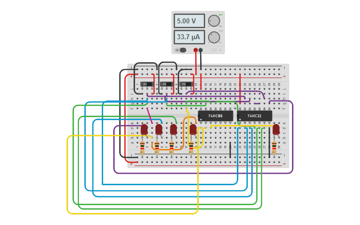Circuit Design Project Phase 3 Tinkercad