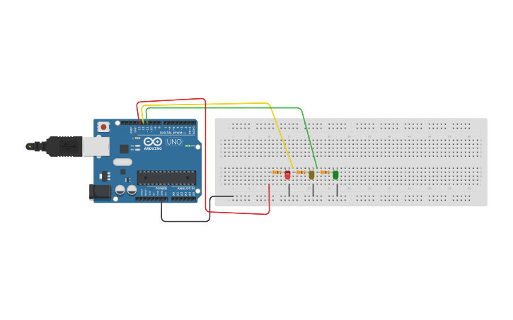 Circuit design Arduino 2 tarea - Tinkercad