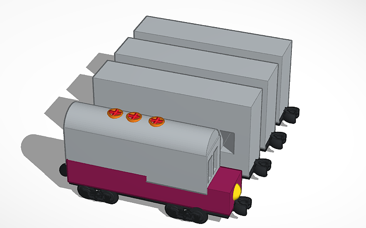 3D design train - Tinkercad