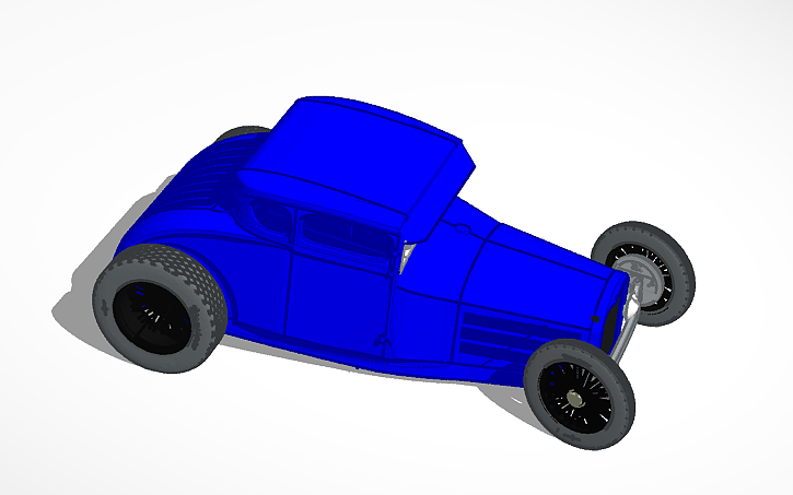 3D design Hot Rod | Tinkercad