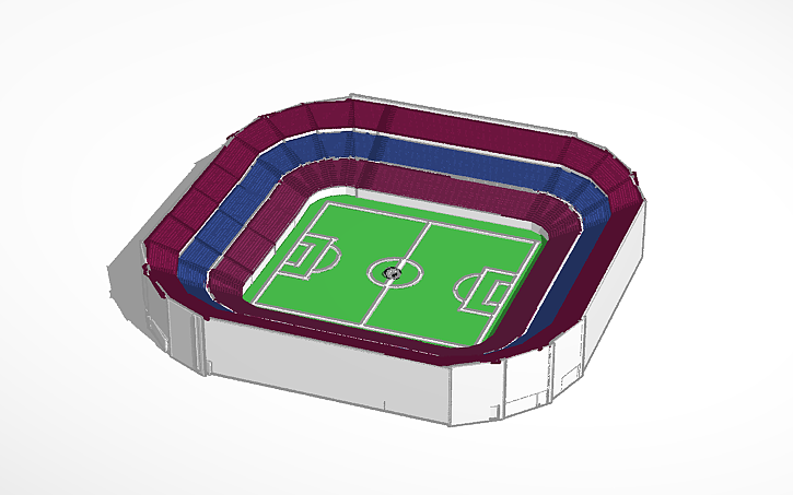 3D design stadion - Tinkercad