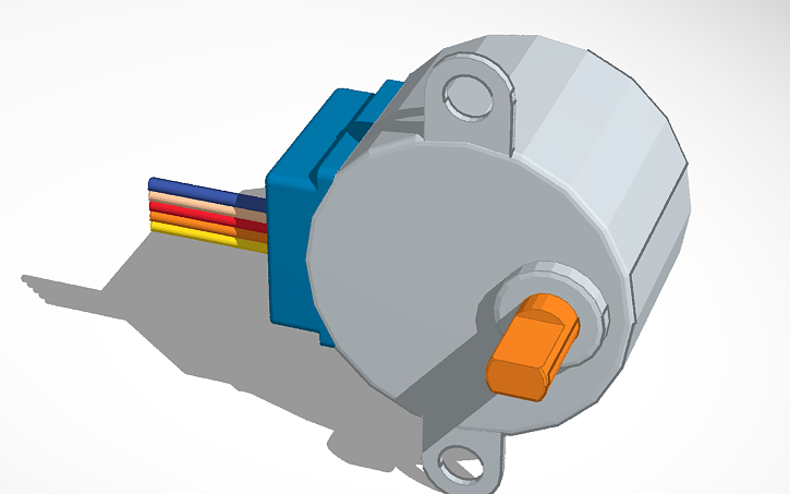3D design 28BYJ-48 Step Motor - Tinkercad