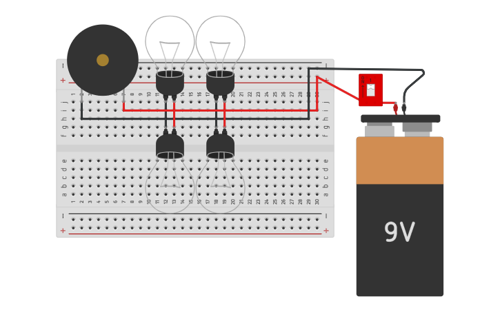 Circuit design Light Bulb - Tinkercad