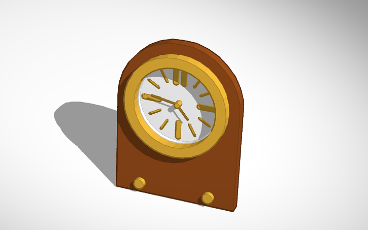 3D design Table Clock | Tinkercad