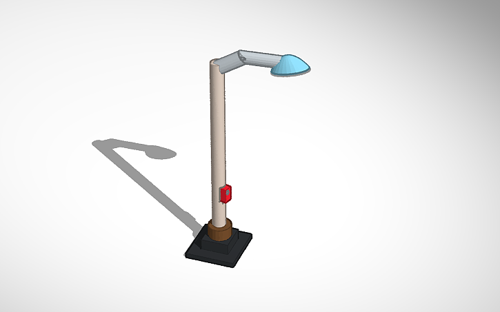 3D design Street light - Tinkercad