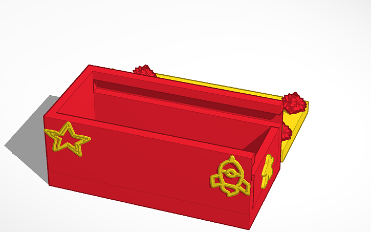 3D design pencil case - Tinkercad
