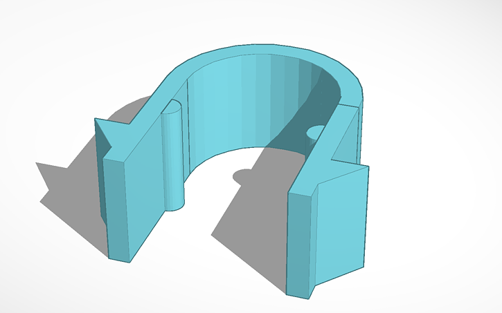 3D design Rack Mount Front 1 - Tinkercad