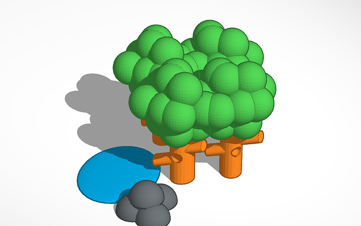 3D design trees | Tinkercad
