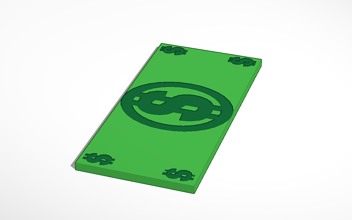 3D design Money - Tinkercad