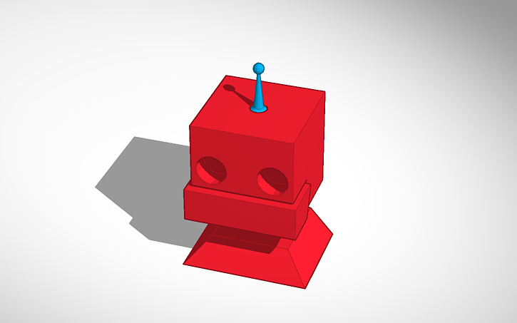 3D design Jaw-Flapping Robot Head - Tinkercad