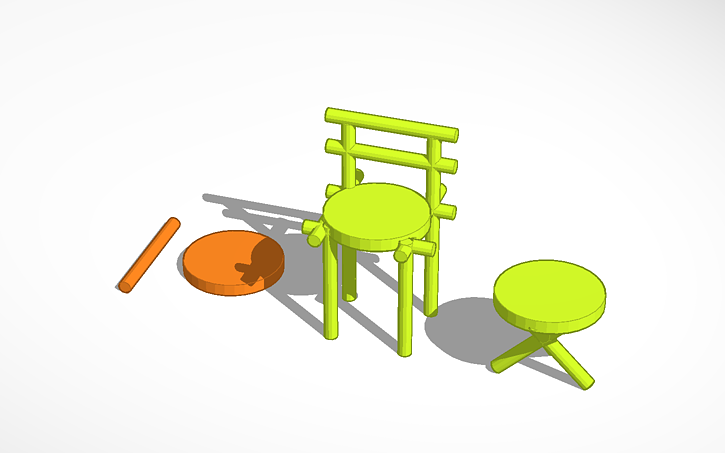 3D design class 6 - chairs - Tinkercad